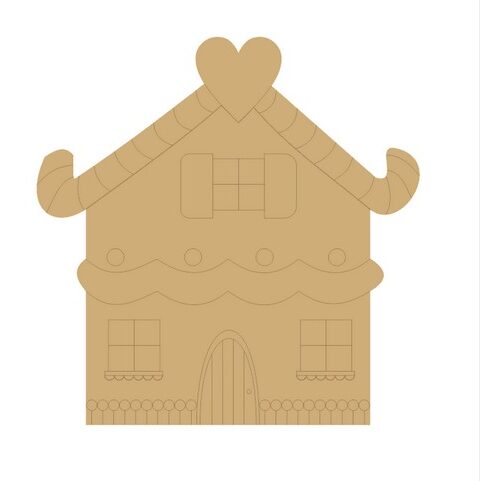 18MM & 3MM MDF - 3D Princess Castle with 3mm turrets and door