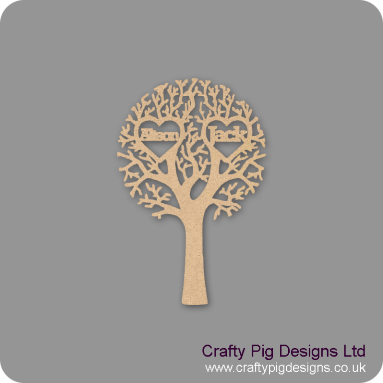 3mm MDF "FAMILY IS A GIFT THAT LASTS FORVER" - Cut Out Tree