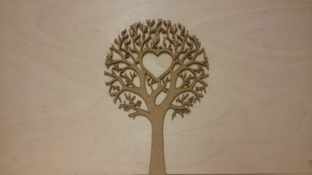 3mm MDF Christmas Spruce Tree (Pack of 5)