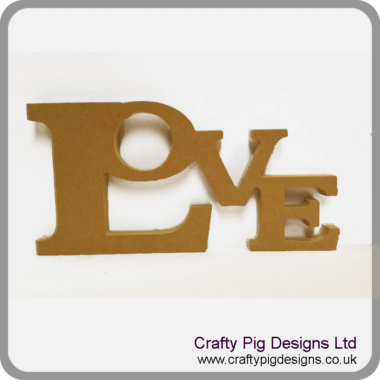 18mm Freestanding Tumbling Letters - Home