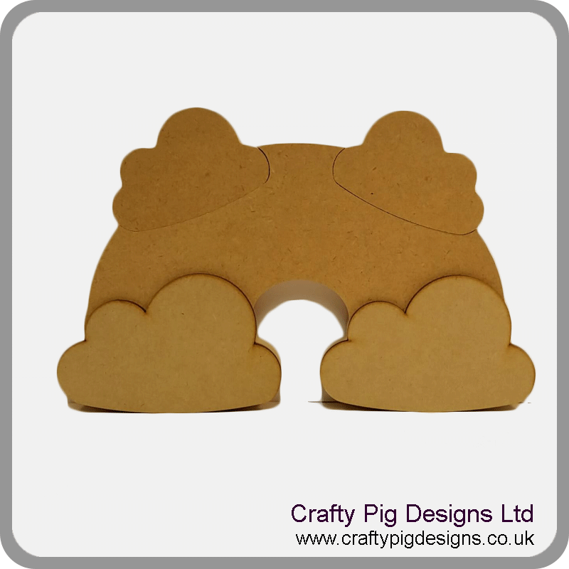 18mm MDF Stacking Rainbow with Bow