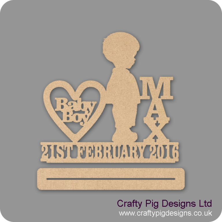 3mm MDF Chunky Teddy Shape