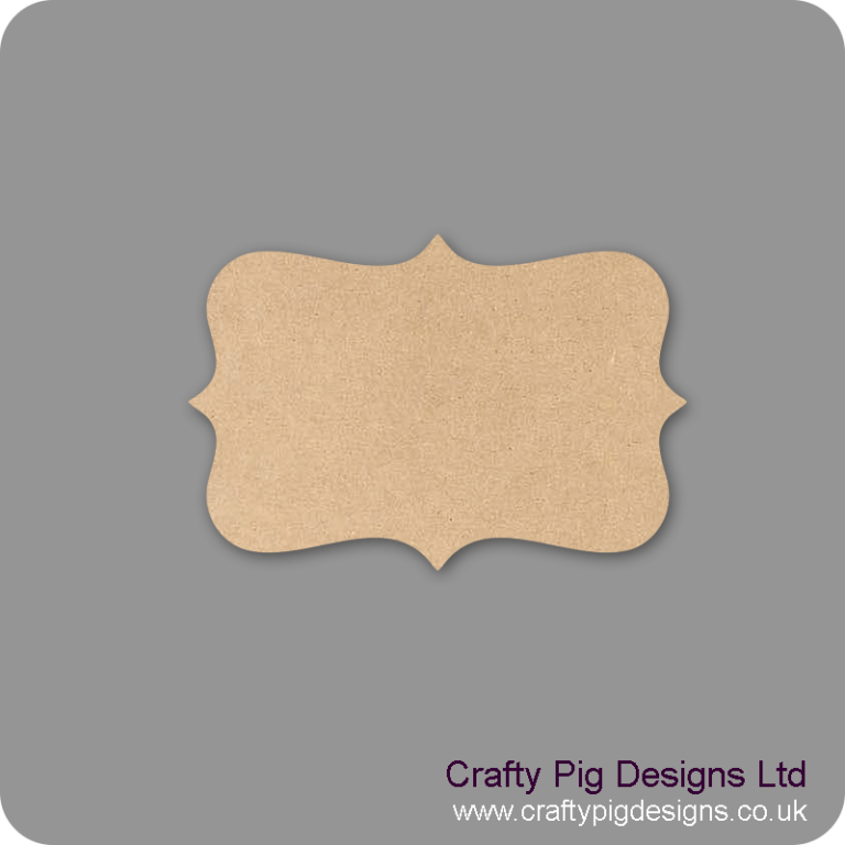 700mm x 500mm Acrylic Rectangle ARCHED