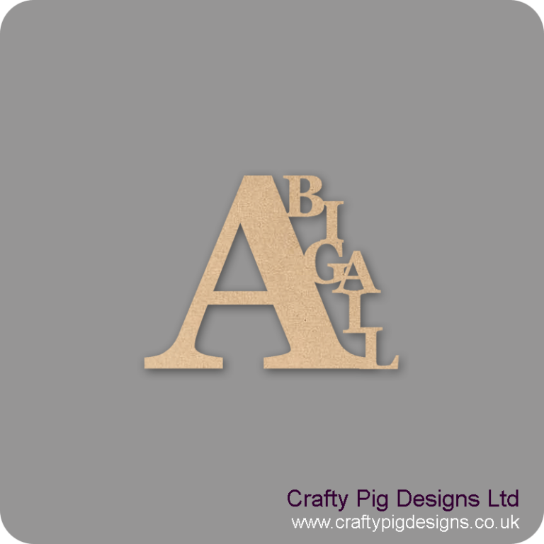 18mm Freestanding Tumbling Letters - Home