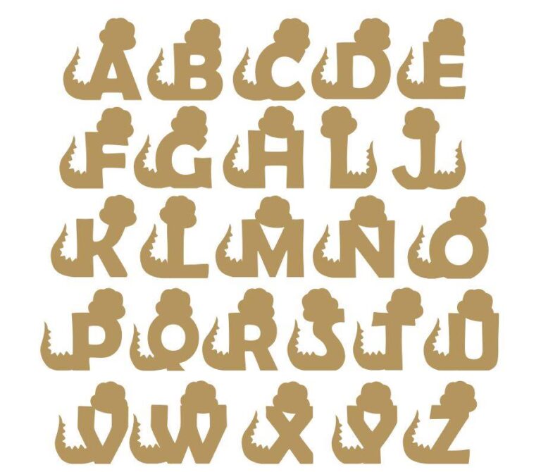3mm MDF Ariel Font Letters and numbers