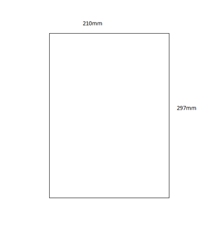 700mm x 500mm Acrylic Rectangle ARCHED